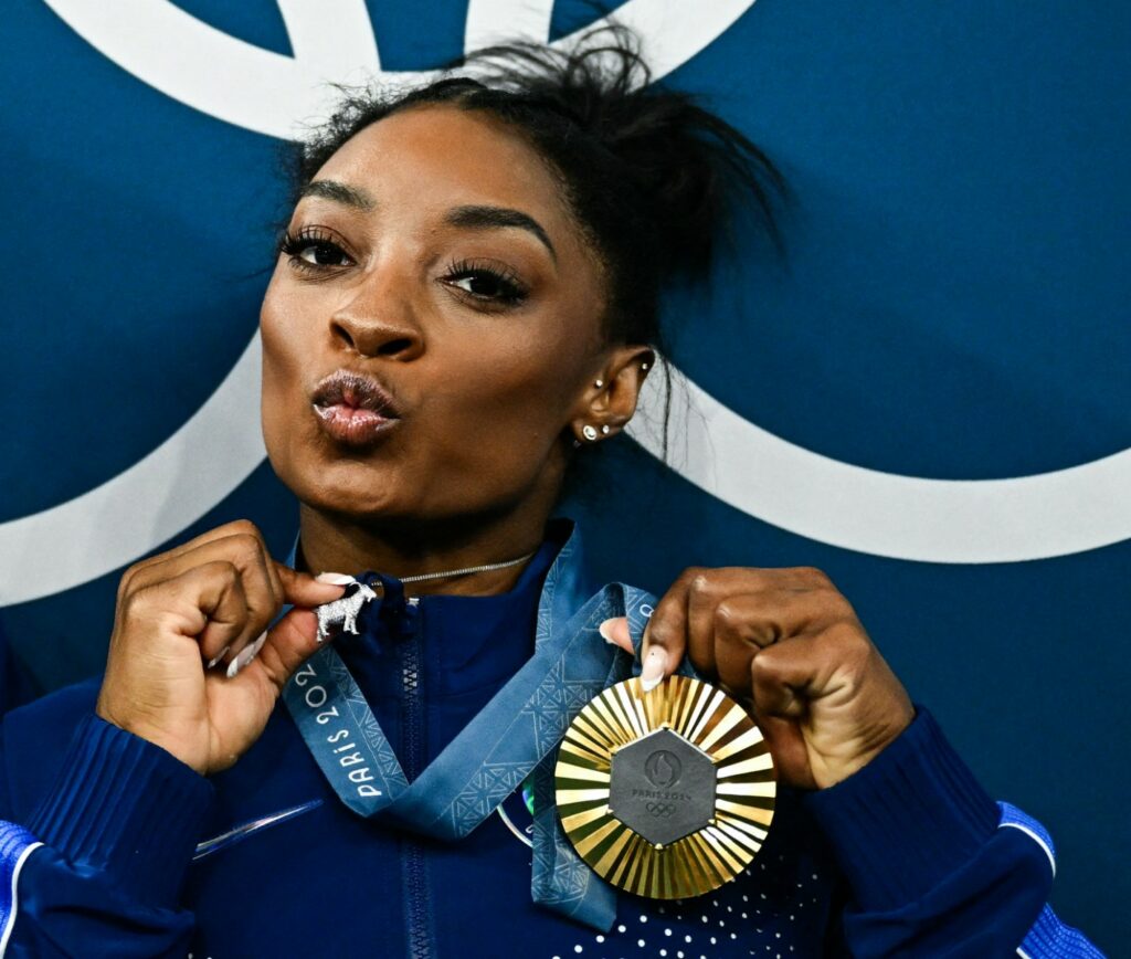 " The GOAT" : d'où vient le surnom de Simone Biles, star des JO ? | The ...