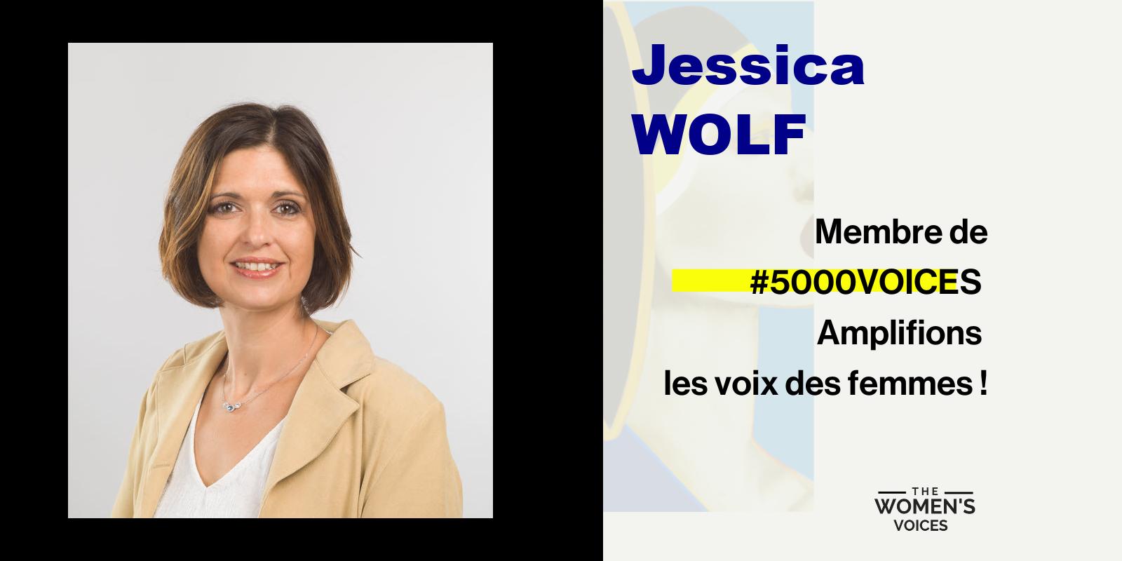 Jessica WOLF membre #5000VOICES ( The Women's Voices )